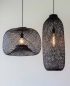 Dyed Wood Black Light Fixture for a Modern Moody Aesthetic