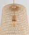 Repurposed Asian Fishing Trap Basket Bamboo Light Shade