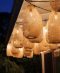 Natural Bamboo Outdoor String Lights - 15m Cable / 45 Basket