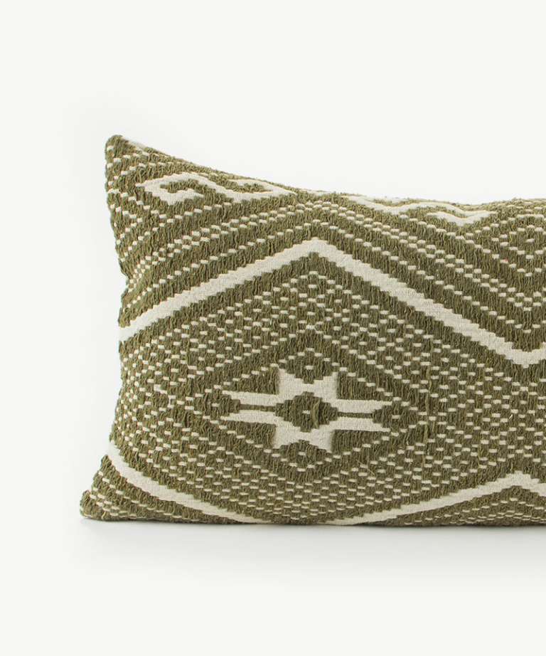 Handwoven Ethnic Tai Lu Hill Tribe Cushion